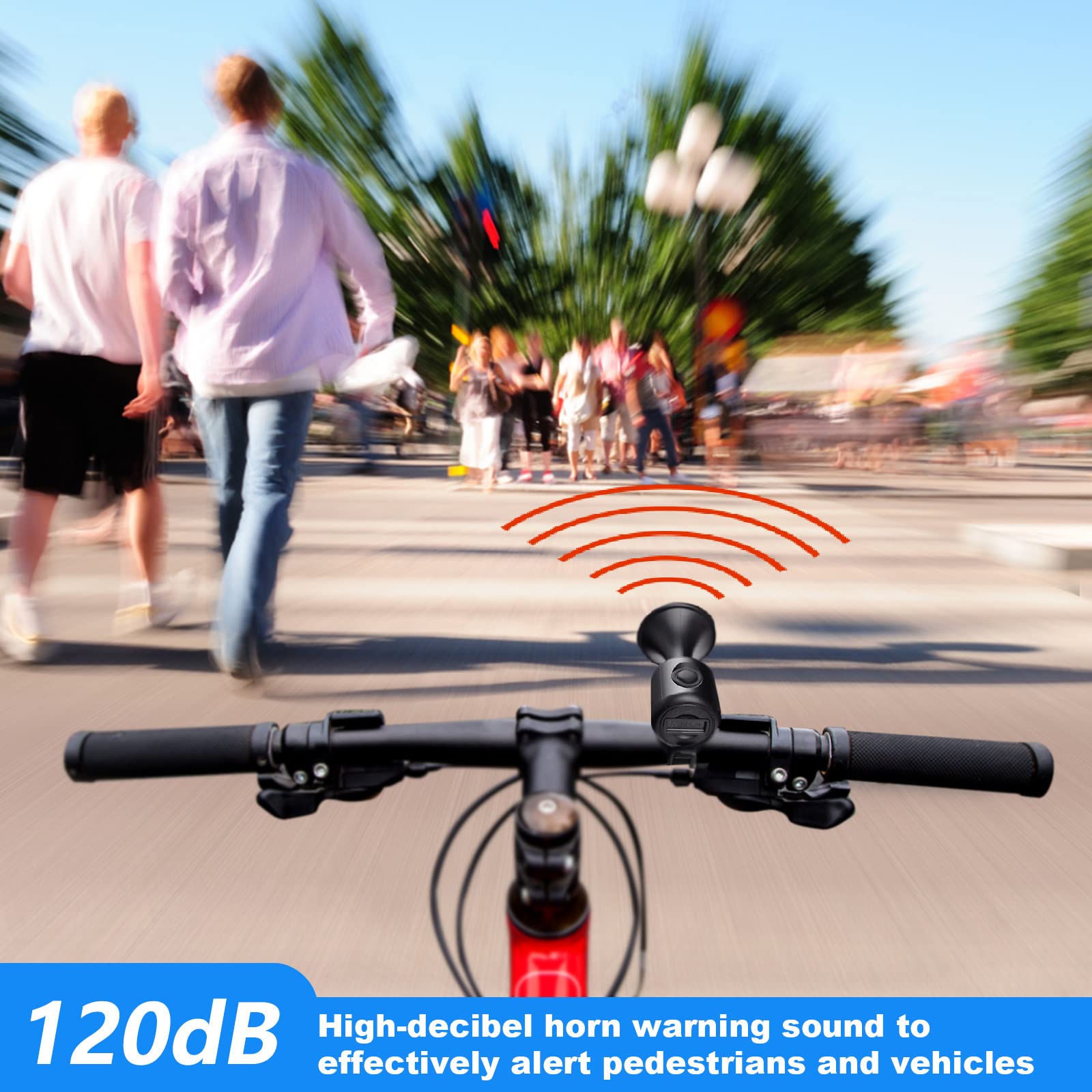 Snapklik.com : BSSOK Electric Bike Horn For Adults, 100dB Electronic ...