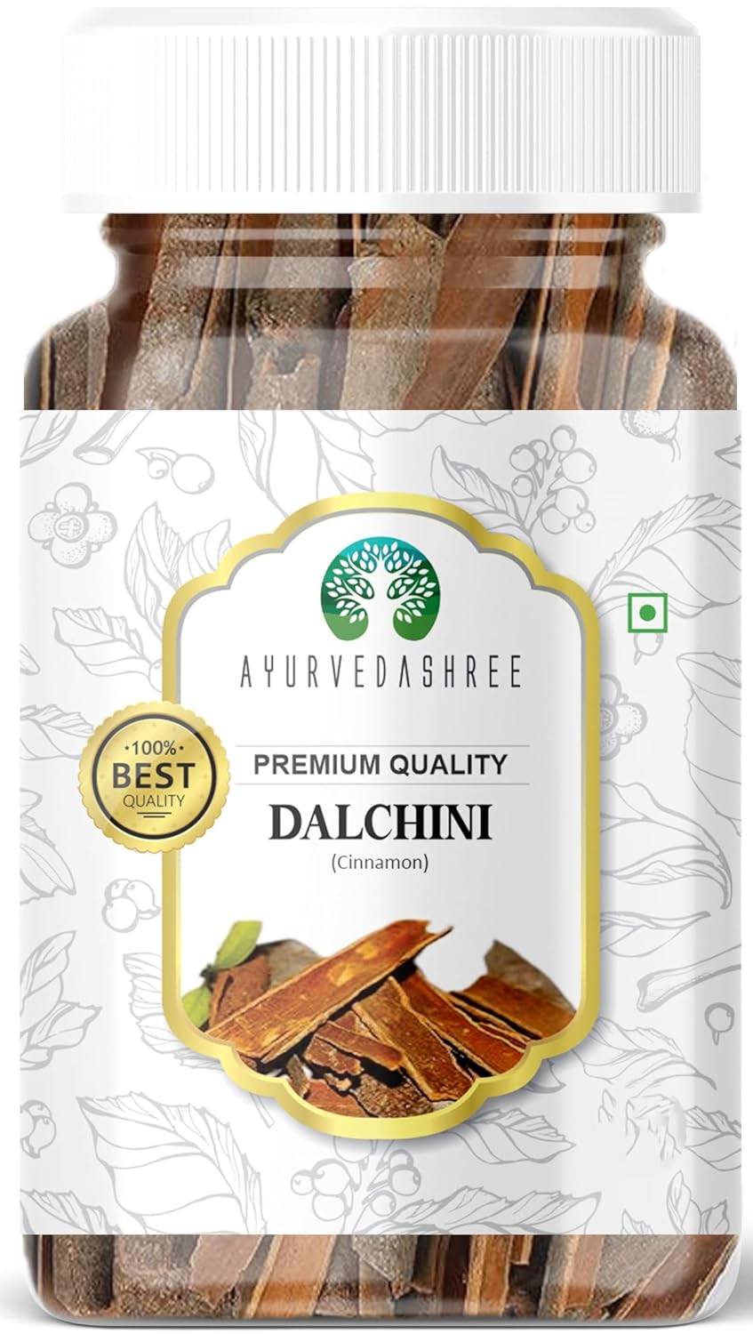 Amazon.com : AYURVEDASHREE Cinnamon (Desi Dalchini) 60gm PET Jar | All ...