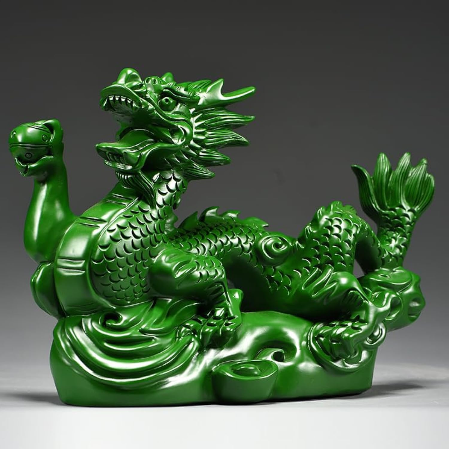 Amazon.com: YYPLIAN Dragon Statue, 4inch Wood Hand Carved Crafts ...