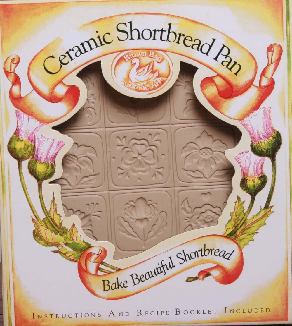 Amazon.com: Brown Bag Rose Window Shortbread Cookie Pan: Home & Kitchen