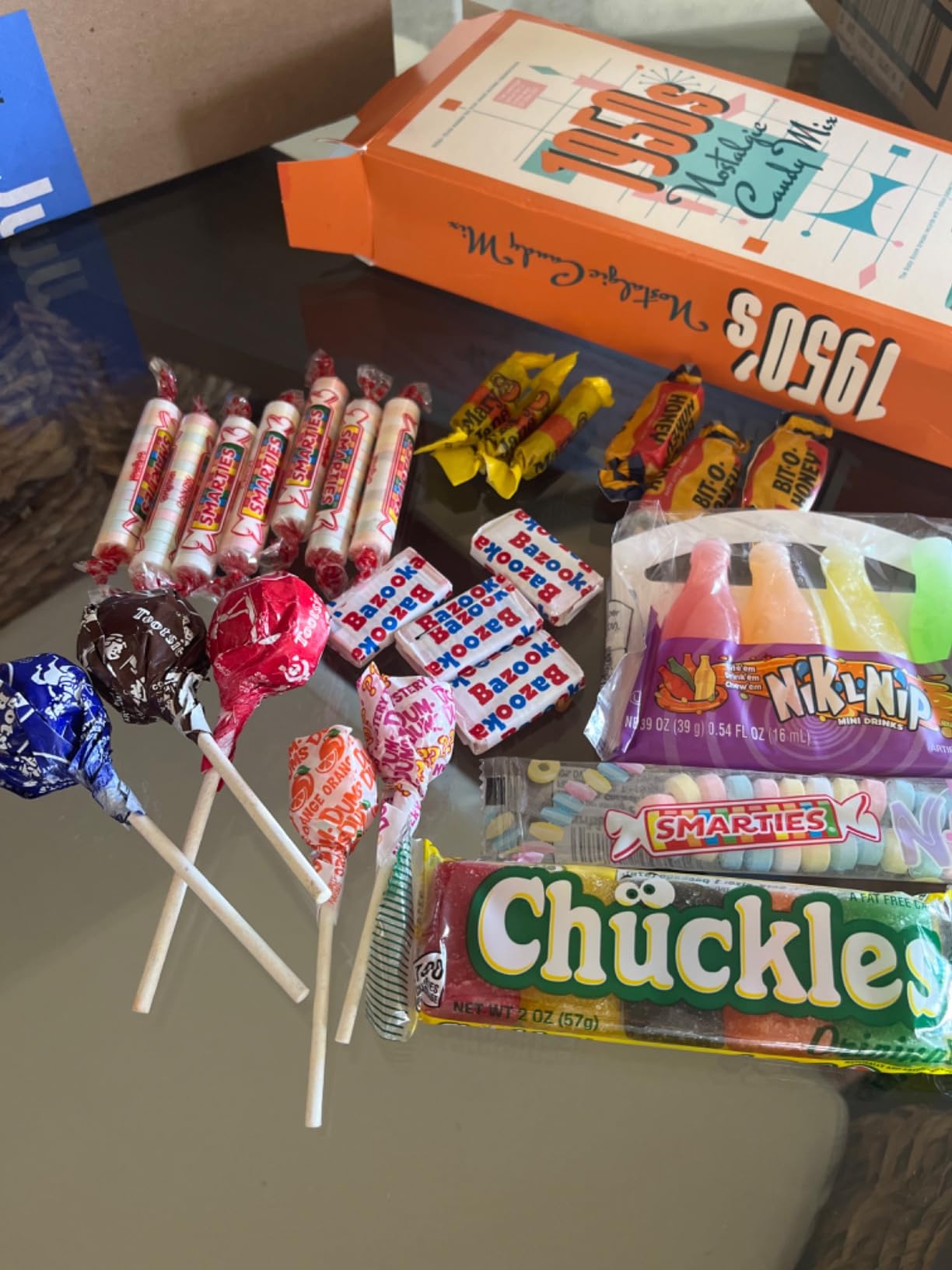 Amazon.com : 1950's Retro Candy Gift Box-Decade Box Gift Basket ...