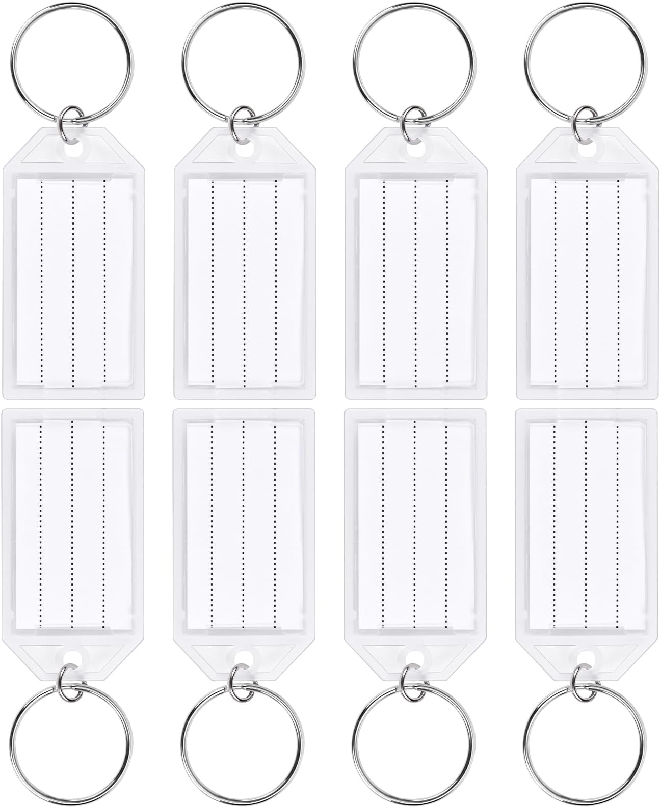 Amazon.com : SallyFashion 24PCS Key Tags with Labels, White Plastic Key ...