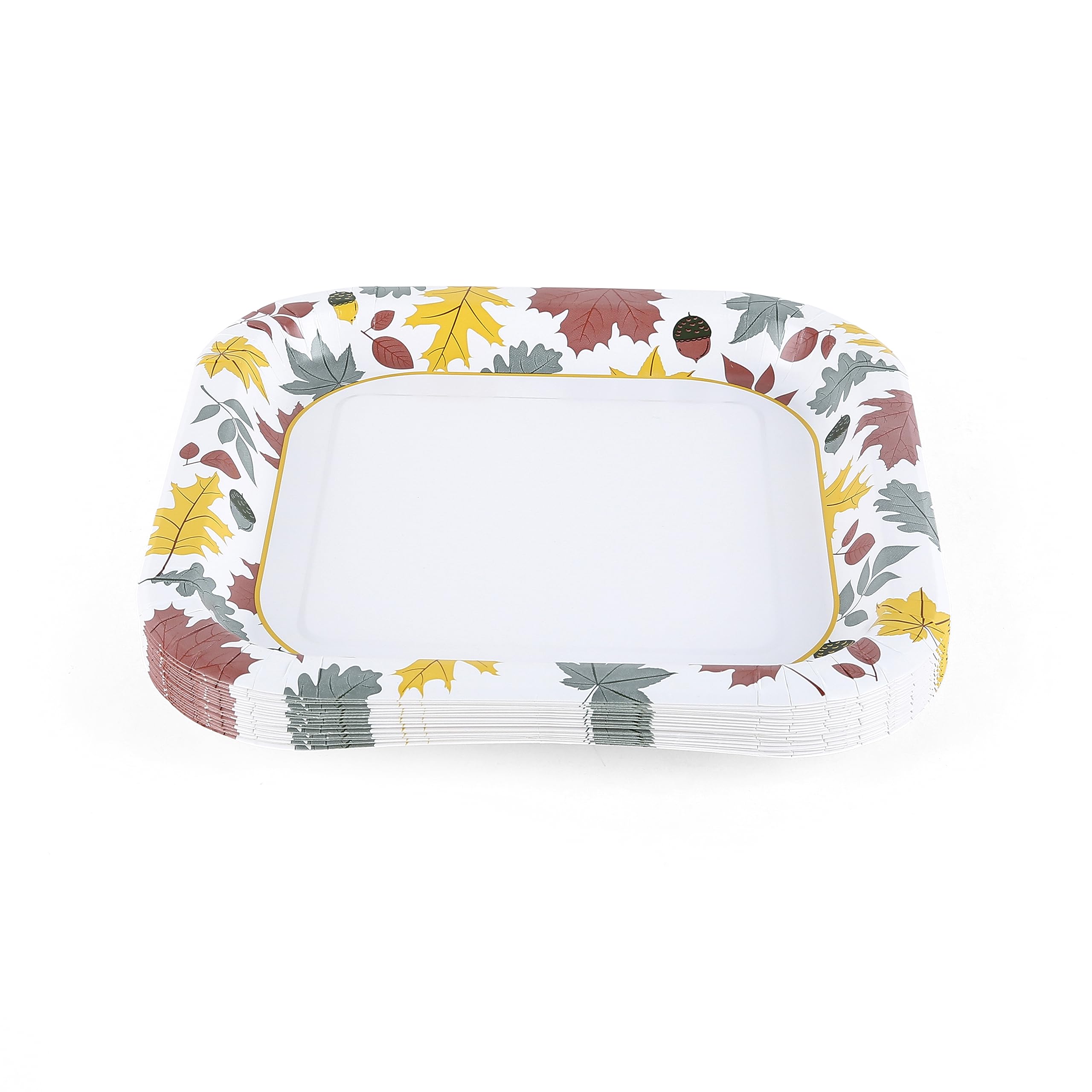 Snapklik.com : Glad Everyday Square Disposable Paper Plates