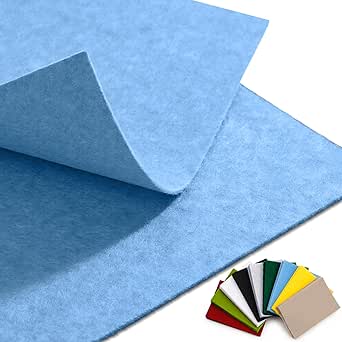Amazon.com: Baby Blue Felt Sheet (36 × 36 inches) with Double-Sided ...
