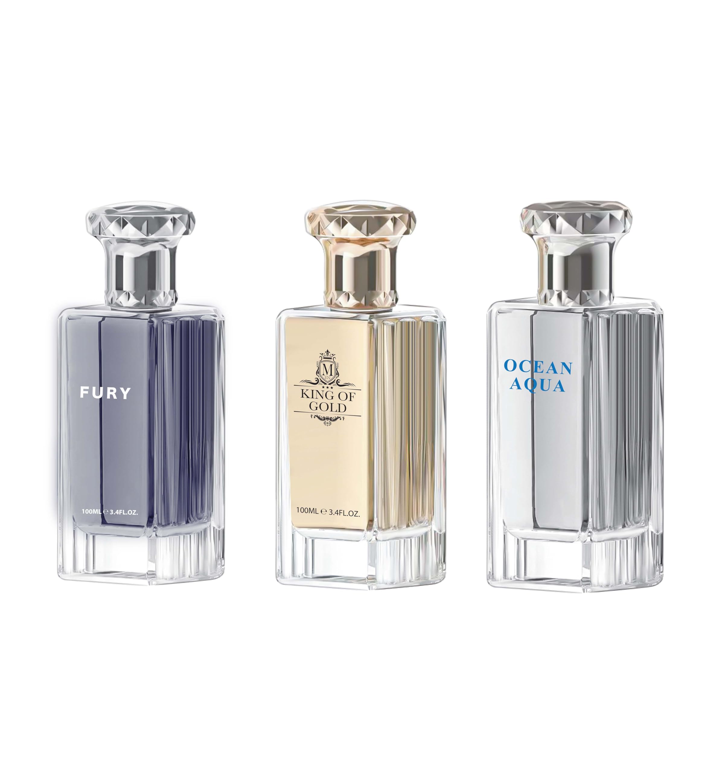 V.V Love For Men - Men's 100ml x 3 Fragrance For Him - Gift Set for Men ...