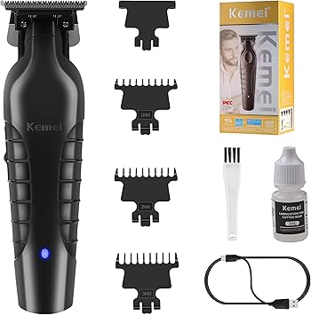 Amazon.com: KEMEI PG2299 Professional Hair/Beard Trimmer for Men, Zero ...