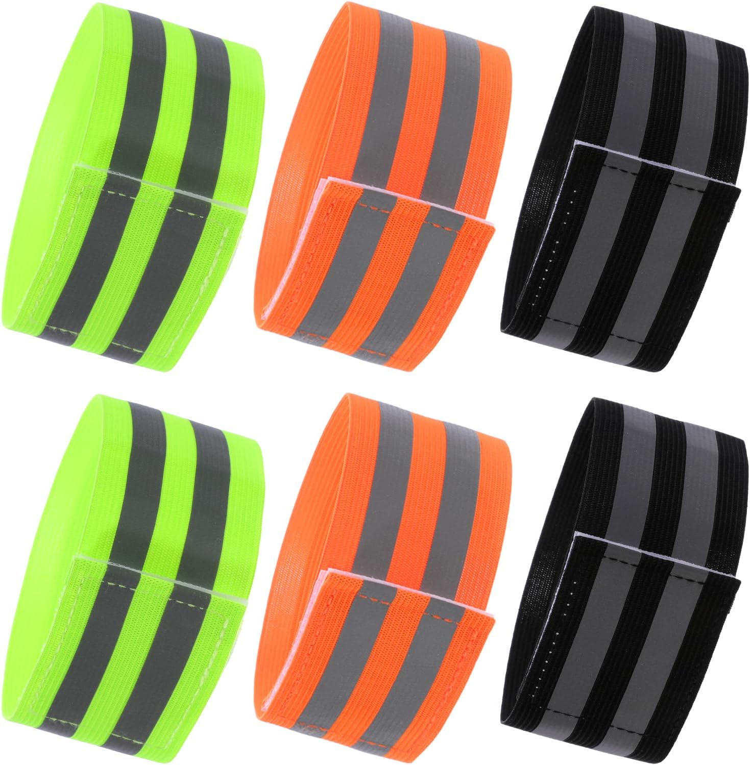 Amazon.com : Xelsluthe 6 PCS High Visibility Reflective Bands for Arm ...