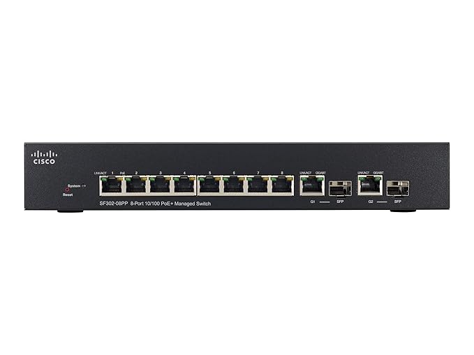 Cisco Small Business SF302-08Pp - Switch - 8 Ports - Managed - Desktop ...