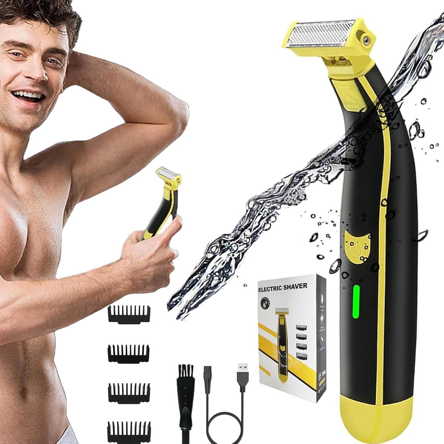 Stellaya Shaver Men, Stellaya Wet And Dry Shaver For Men, Stellaya Full ...