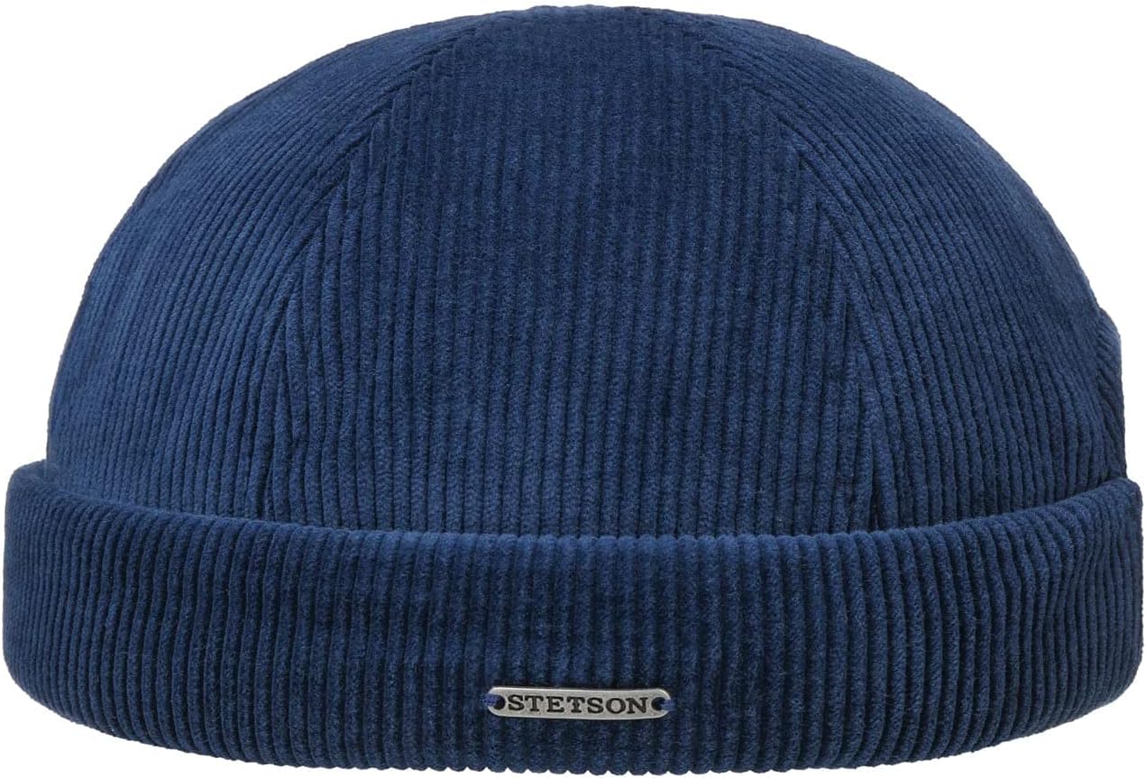 STETSON Bonnet Docker en Velours Côtelé Homme - Made in The EU ...