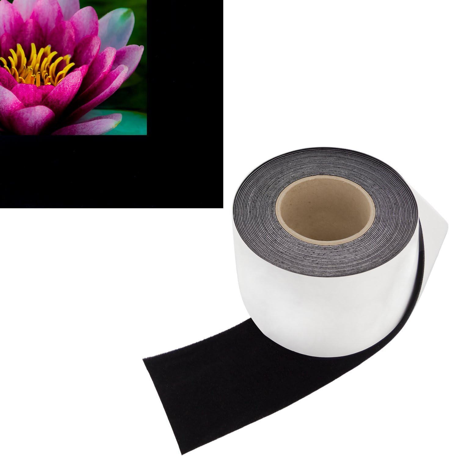 Amazon.com: Black-Felt-Tape-Enhancing-Projector Felt Tape Border for ...