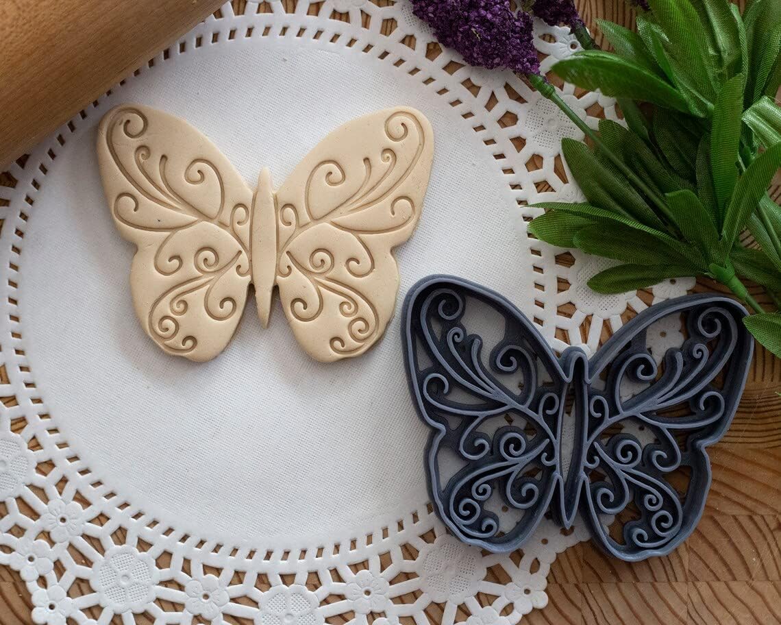 Amazon.com: Monarch Butterfly Cookie Cutter, Monarch Butterfly Fondant ...