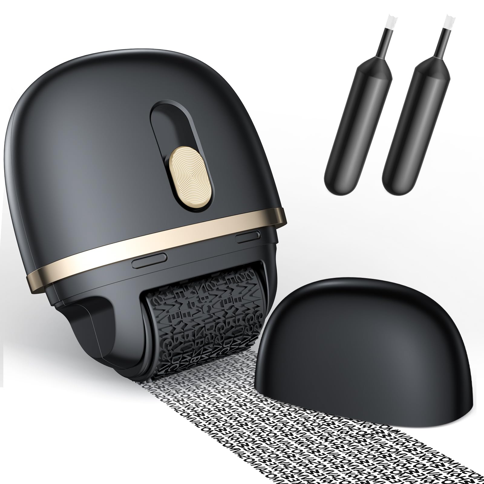 Amazon.com: Lomil Refillable Identity Theft Protection Roller Stamp ...