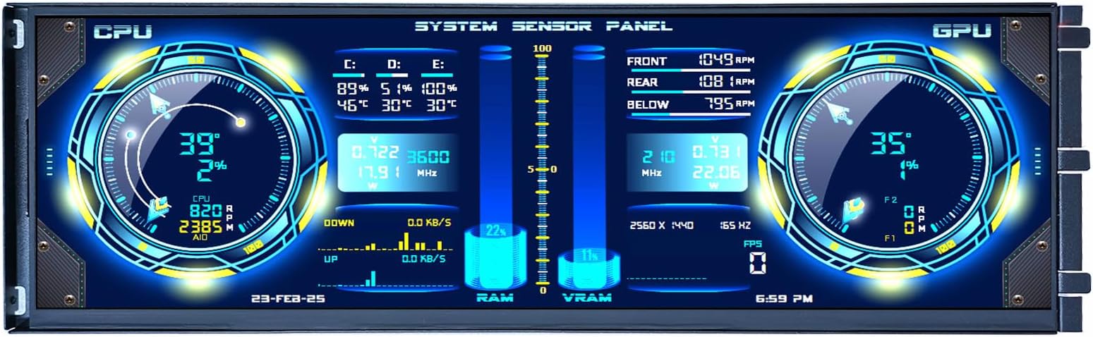VSDISPLAY - Monitor táctil de 14.5 Pulgadas para HYTY Y70 Caja de ...