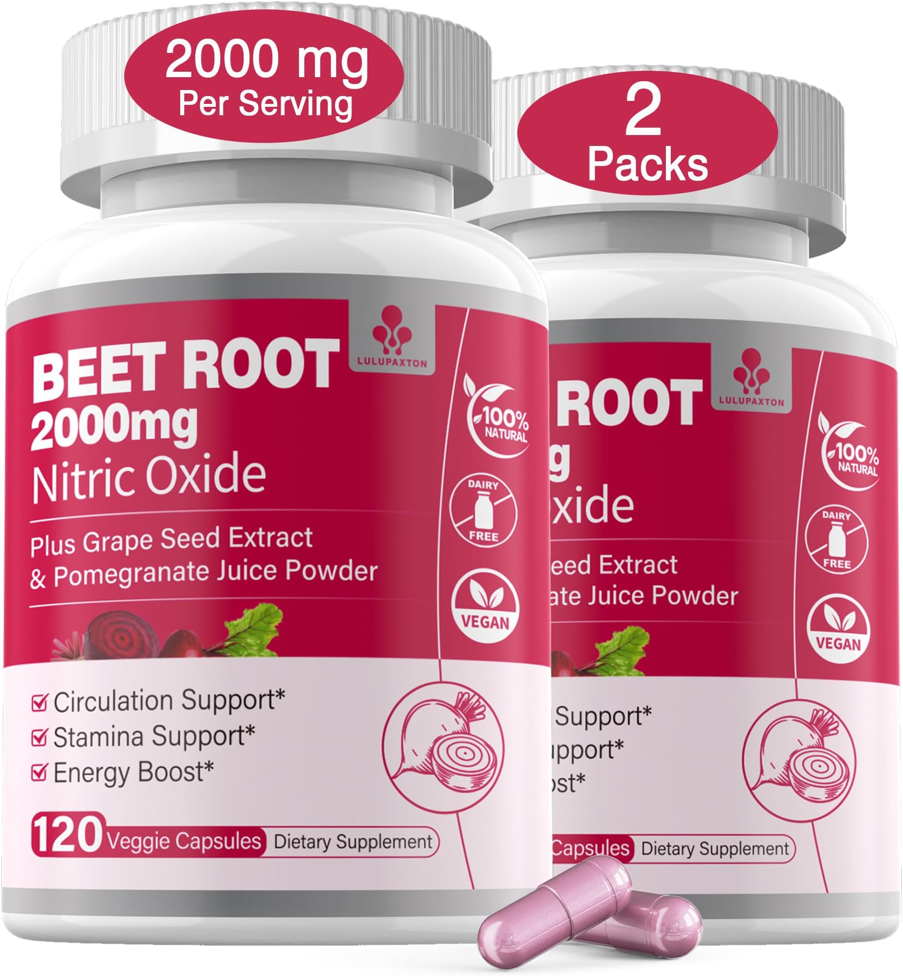 Amazon.com: Gade Nutrition Beet Root Capsules Concentrated | Extra ...