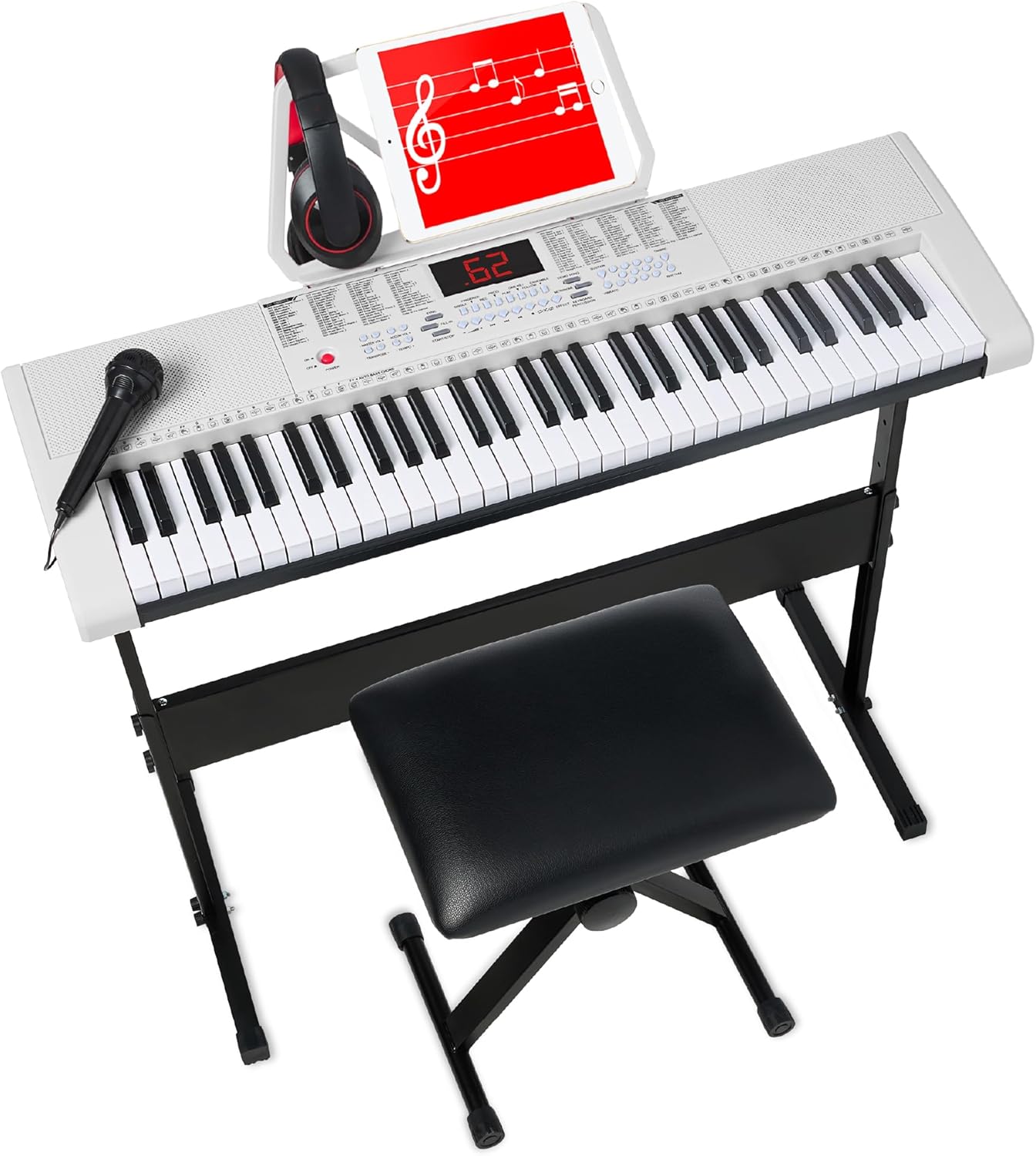 Amazon.com: Best Choice Products 61-Key Electronic Keyboard Piano ...