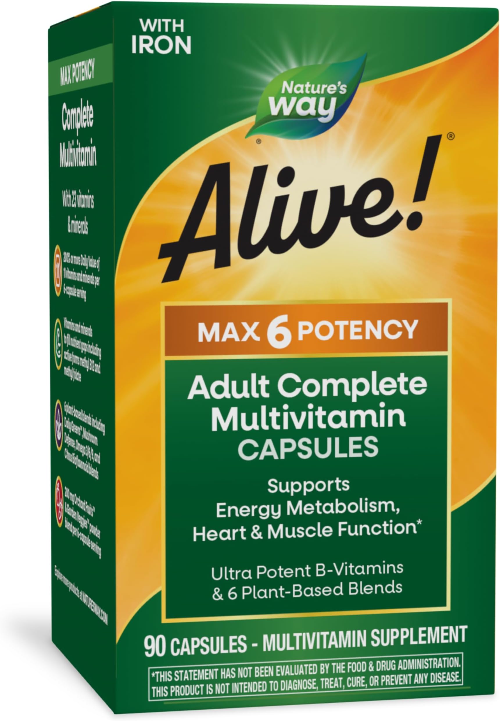 Amazon.com: Nature's Way Alive! Daily Complete Multivitamin for Women ...