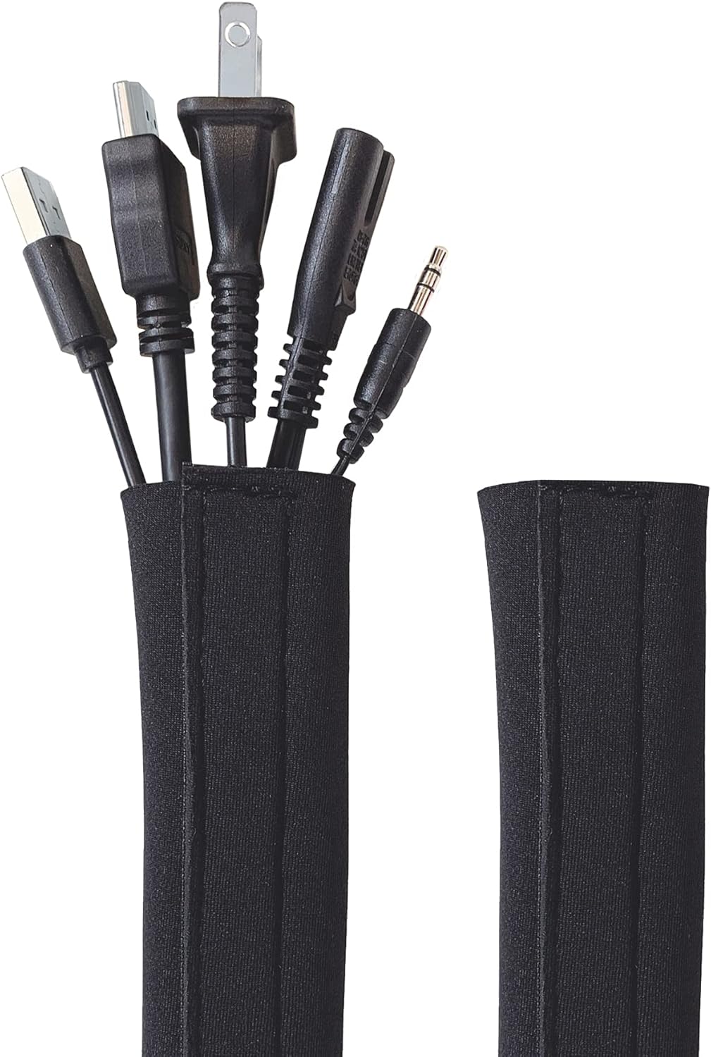 Amazon.com: Hook and Loop Cable Sleeve by Wrap-It Storage - 48" x 4.5 ...