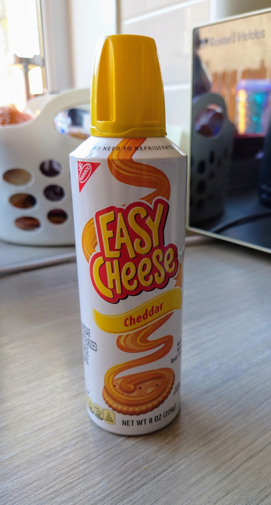 Kraft Easy Cheese Cheddar 8oz (227g) : Amazon.co.uk: Grocery
