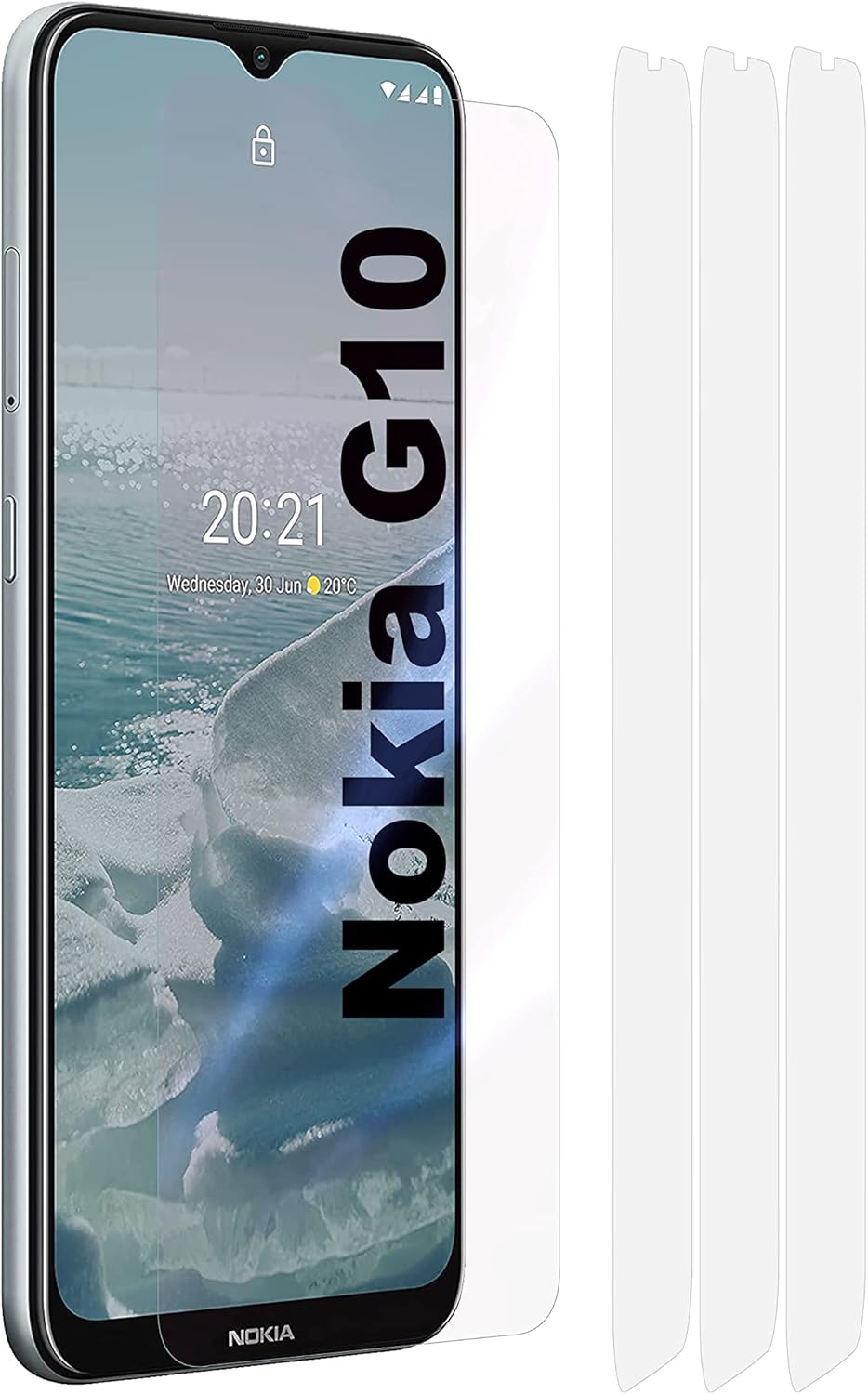 Fonetek® 3x Clear Plastic PET LCD Screen Protector Cover Guards for ...