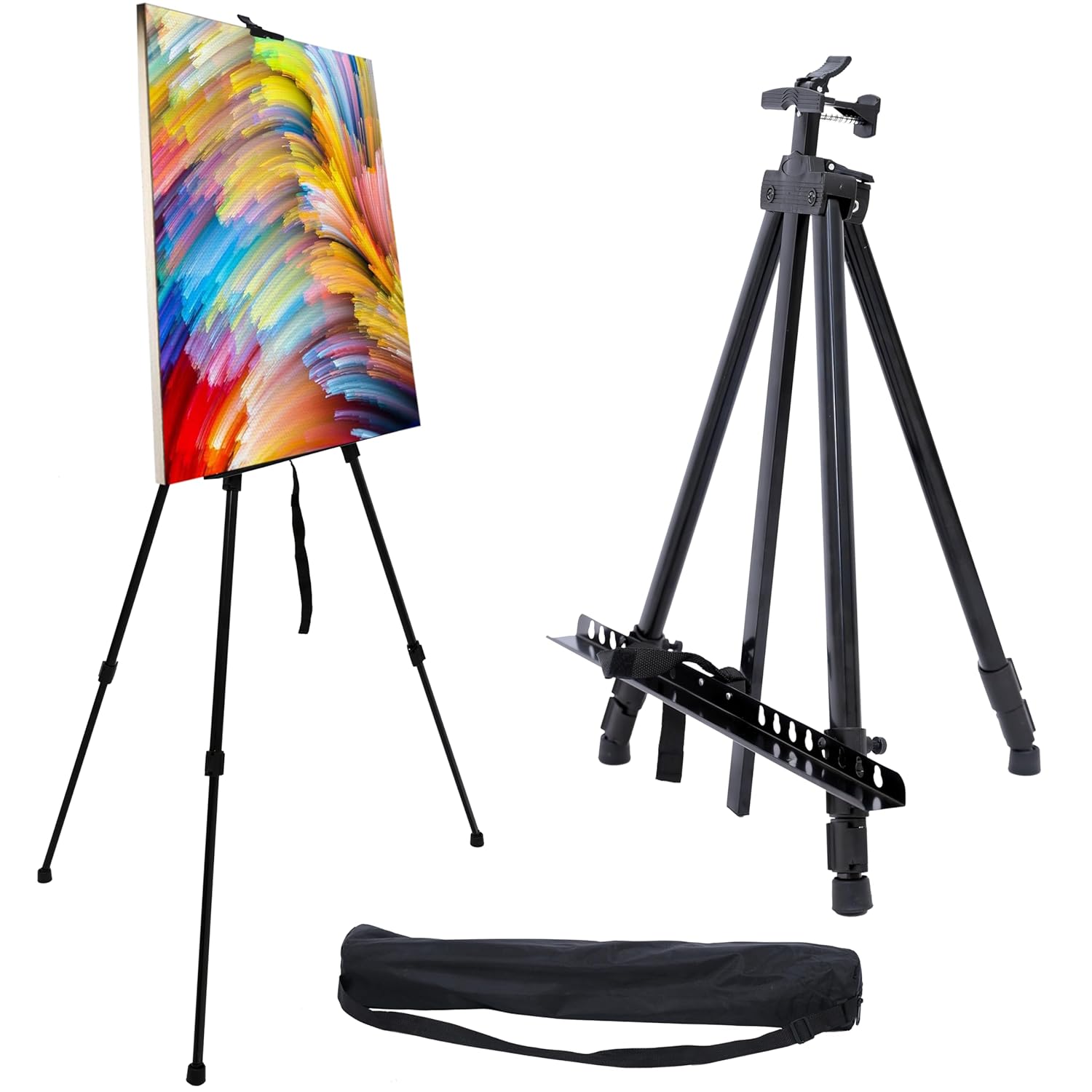 Eduway Portable Lightweight Tripod Easel Stand with Adjustable Height ...