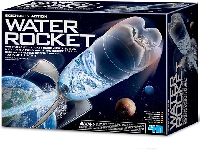 Amazon.com: 4M Water Rocket, Science Kit to Build Your own Rocket Using ...