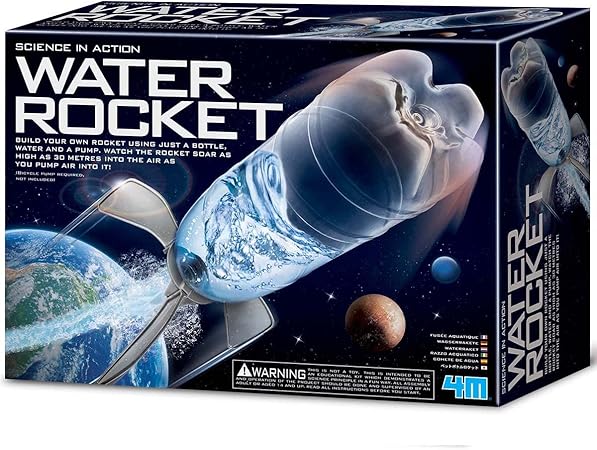 Amazon.com: 4M Water Rocket, Science Kit to Build Your own Rocket Using ...