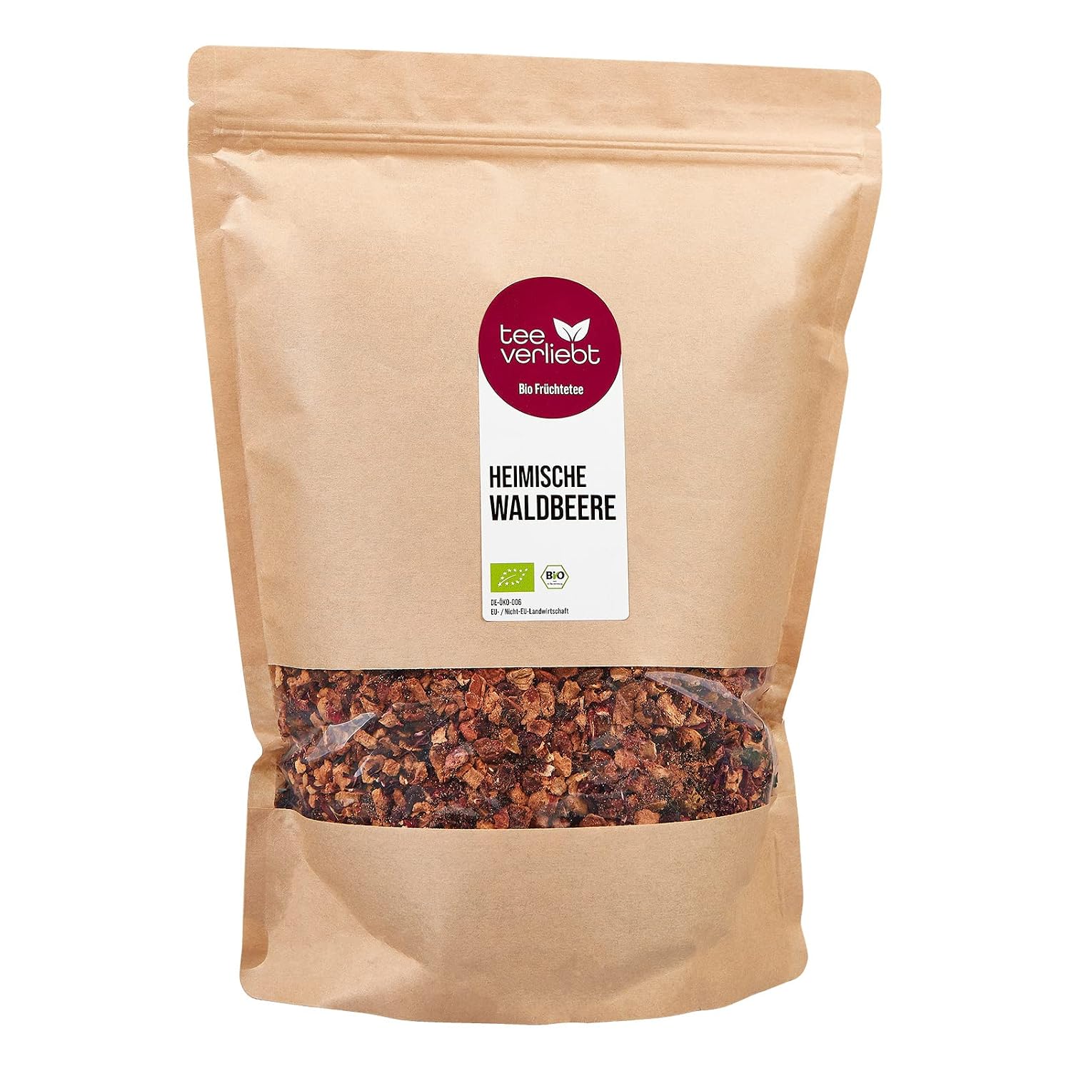 teeverliebt - Loser Früchtetee Heimische Waldbeere 1000 g I Früchtetee ...