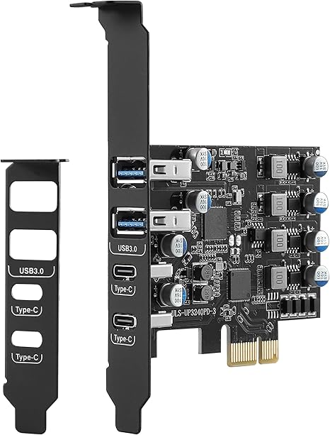 Amazon.com: Sinefine USB PCIE Card 25W Power Delivery, PCI Express 4 ...