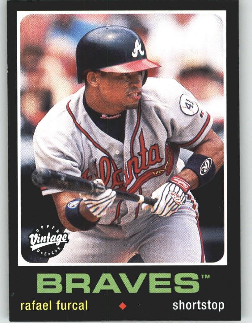 Amazon.com: 2002 Upper Deck Vintage #142 Rafael Furcal - Atlanta Braves ...