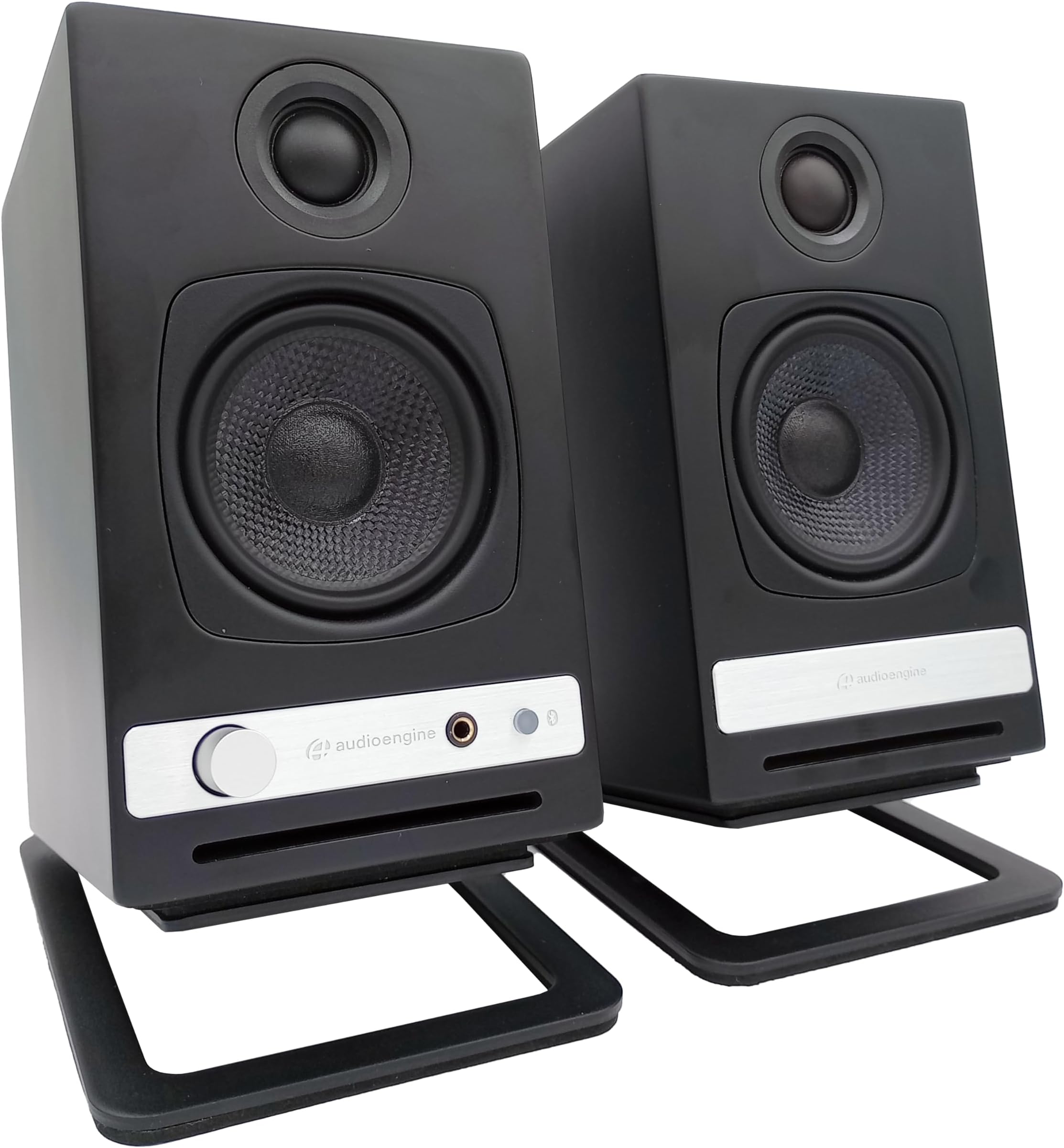 Amazon.com: Audioengine HD3 Powered Bluetooth Speakers and DS1M Metal Desktop Speaker Stands ...