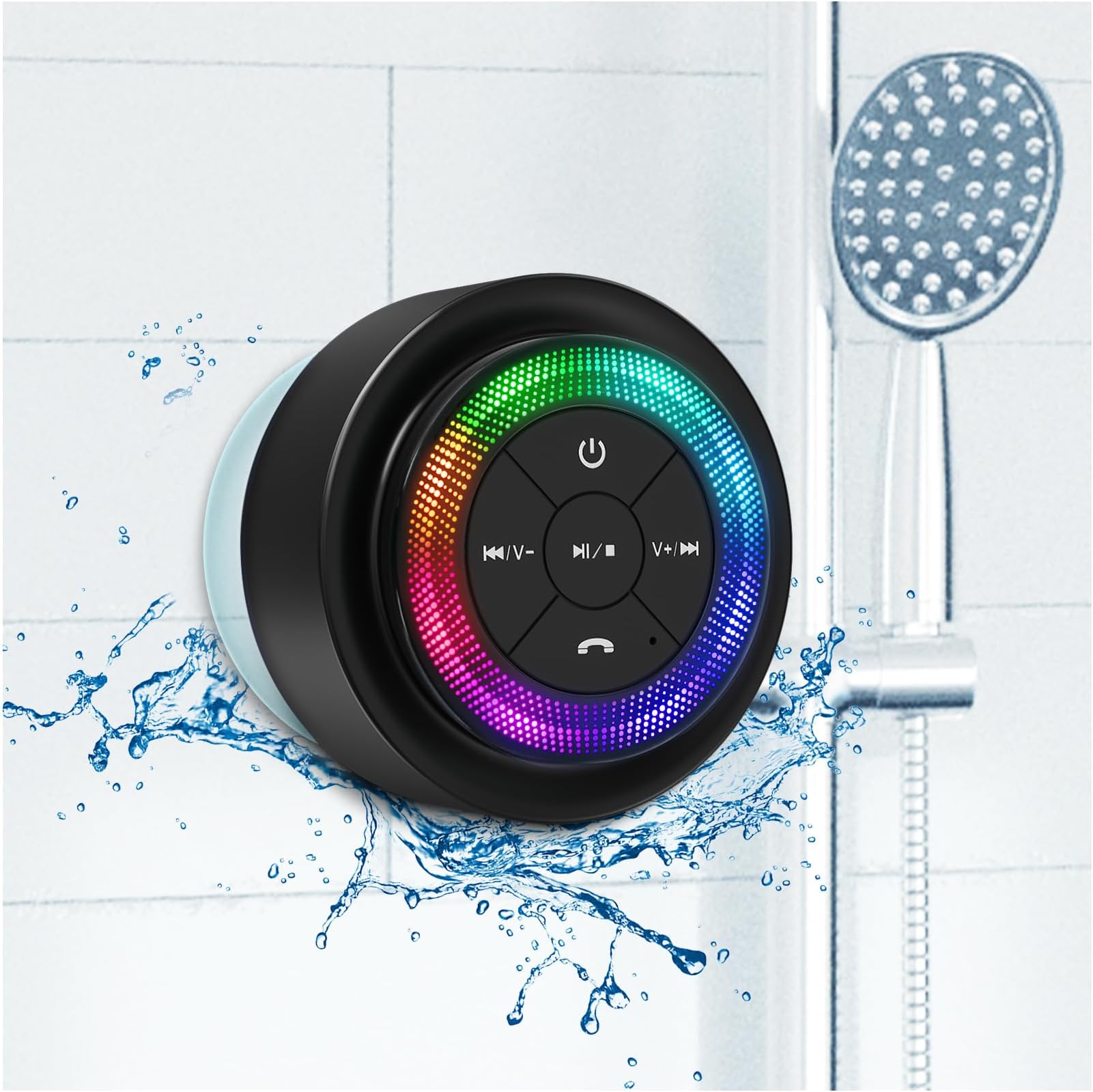 Amazon.com: Integralz Shower Speaker, Bathroom Waterproof Wireless ...