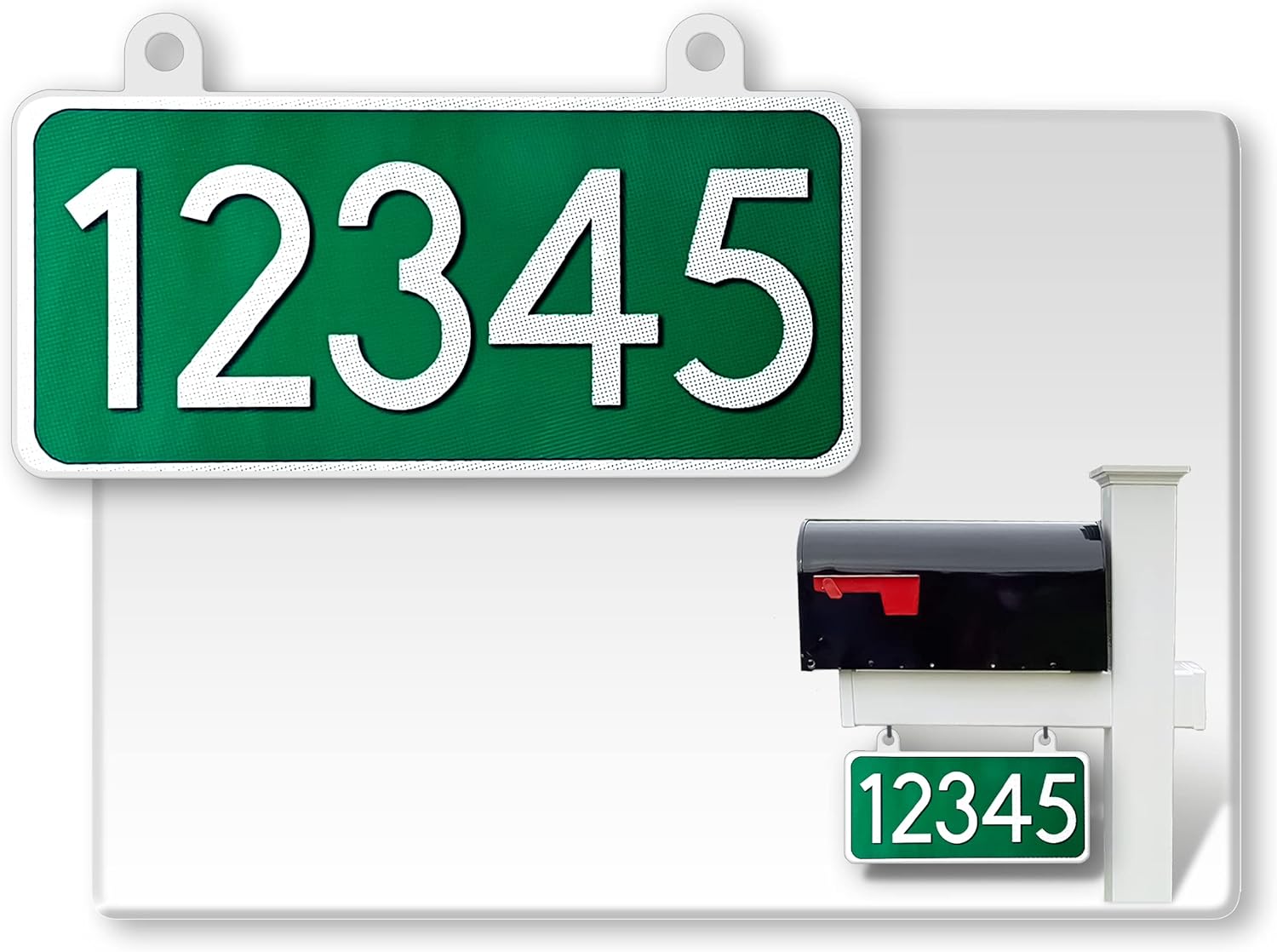 Buy Curb-N-Sign Super Reflective, Silk Screened Aluminum, Hanging ...