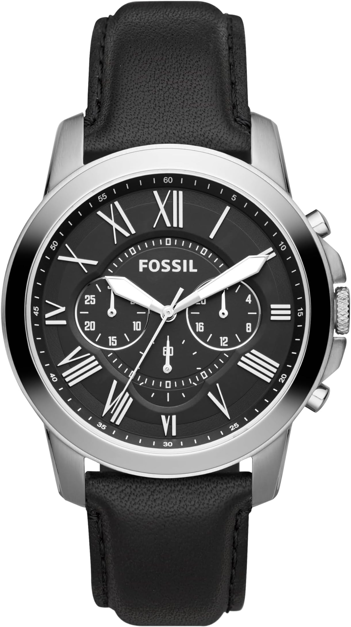 Fossil Grant Chronograph Black Dial Men's Watch-FS4812 : Fossil: Amazon ...