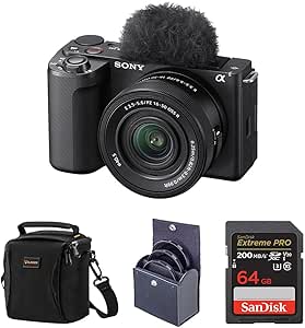 Amazon.com: Sony Alpha ZV-E10 II Mirrorless Camera with E PZ 16-50mm f/3.5-5.6 OSS II Lens ...