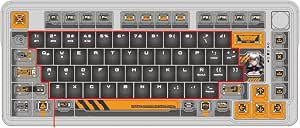 TERPORT LT82 Teclado Mecánico Gaming Anime, Teclado Inalámbrico de 3 ...