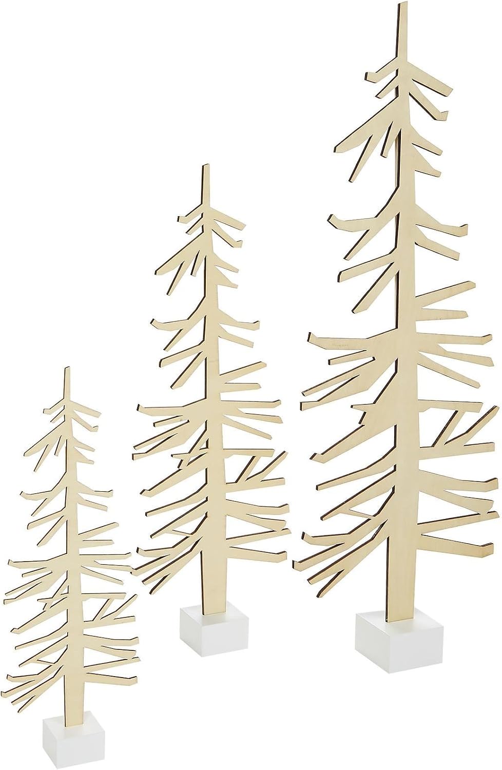 Amazon.com: Design Ideas Set of 3 Nordic Trees, 1 Small, 1 Medium, and ...