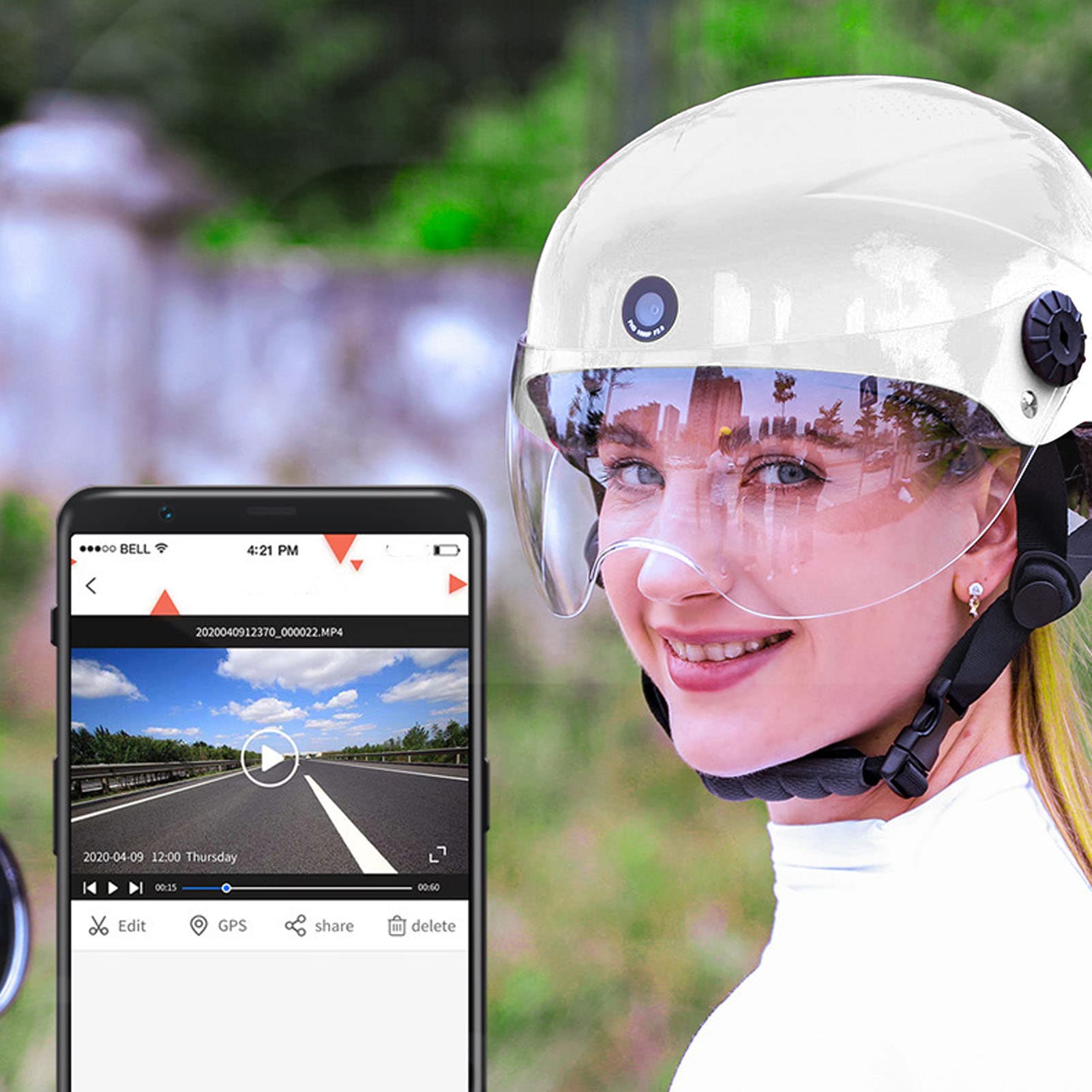Helmet Phone New Innovative Helmet With Ac Fan And Bluetooth Speaker