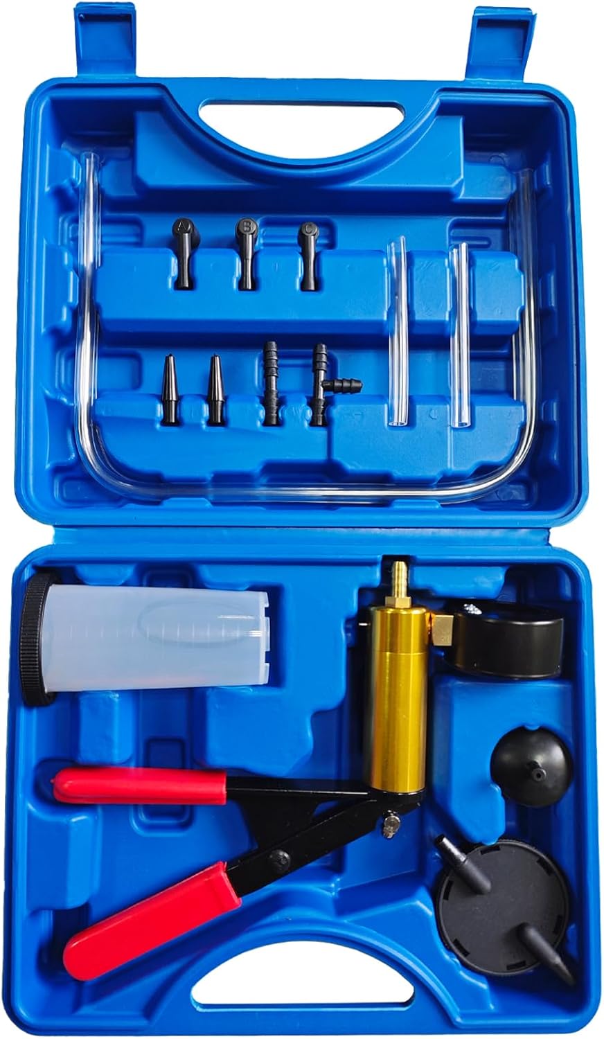 Amazon.com: Wzyblixo 2 in 1 Brake Bleeder Vacuum Pump Kit for ...