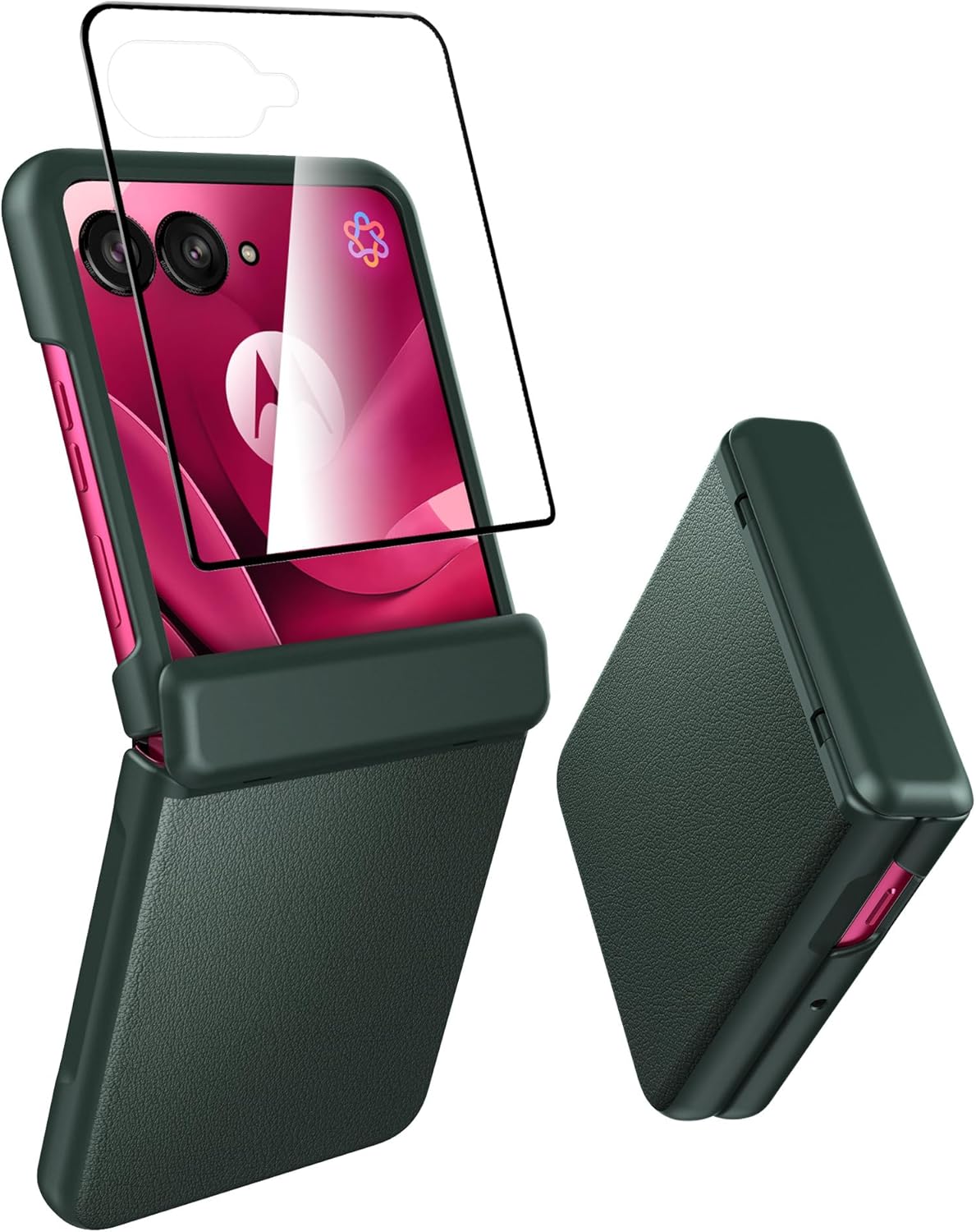 Amazon.com: Cresee Case for Motorola Razr Ultra 2025 - with Built-in External Screen Protector ...