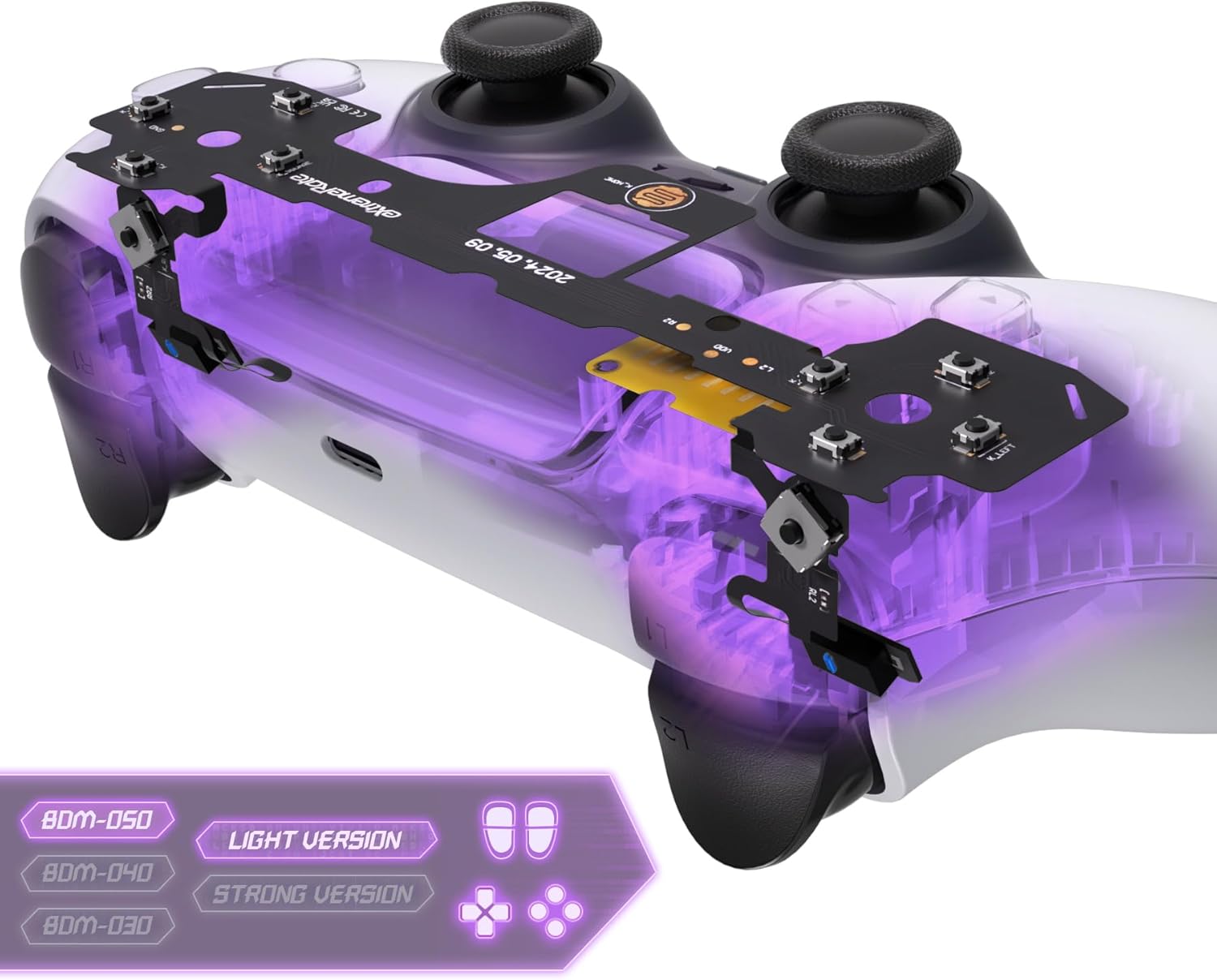 eXtremeRate 2 in 1 Full Clicky V2 Kit für ps5 Controller BDM-040/050 ...