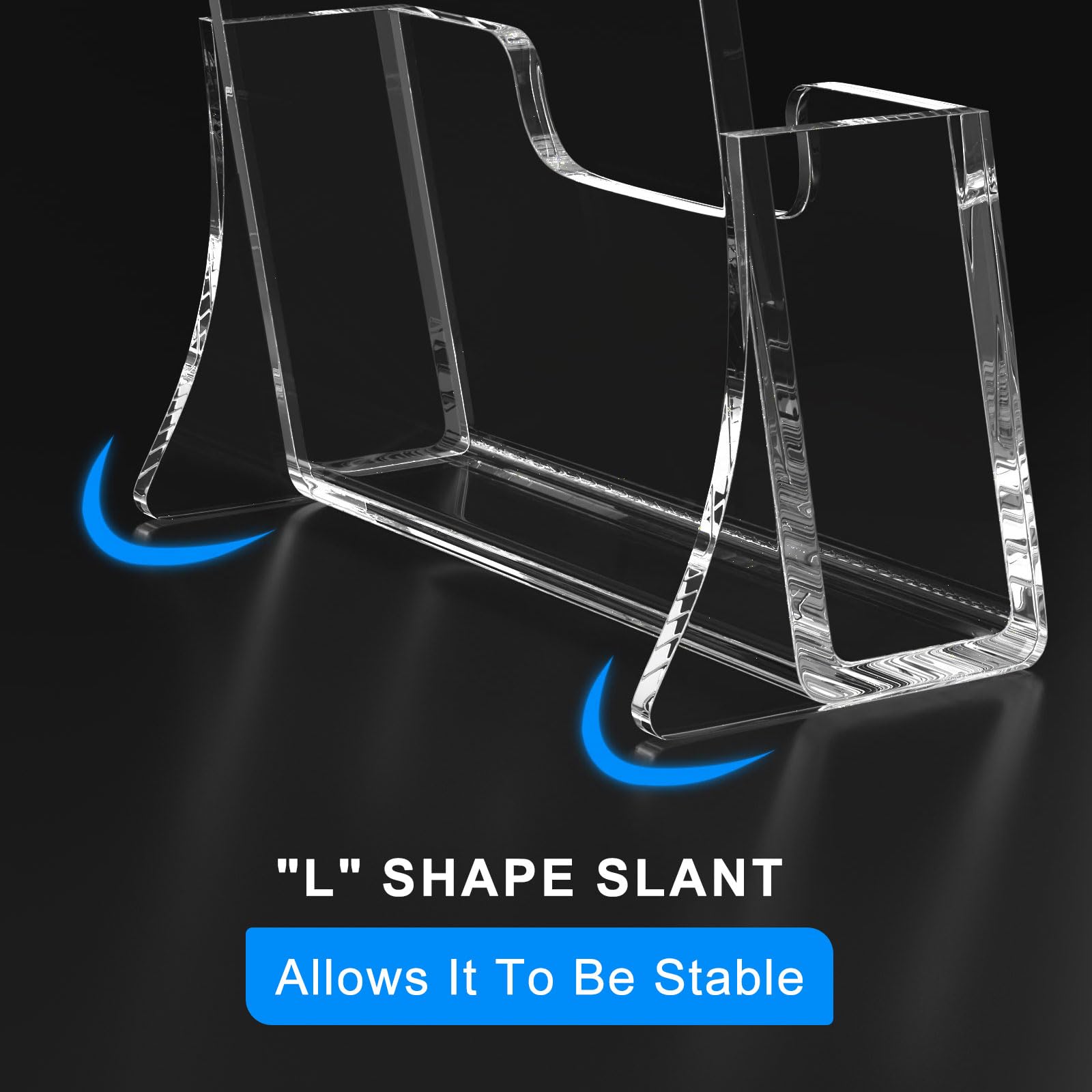 AITEE A5 Clear Leaflet Holder: Acrylic Brochure Dispenser Freestanding ...