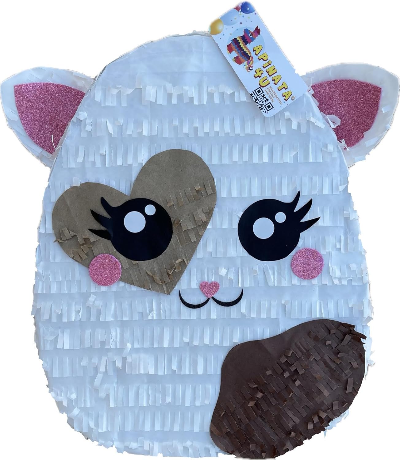 Amazon.com: Cute Egg Shape Kitty Cat Plush Look Pinata 20” Tall Squeeze ...