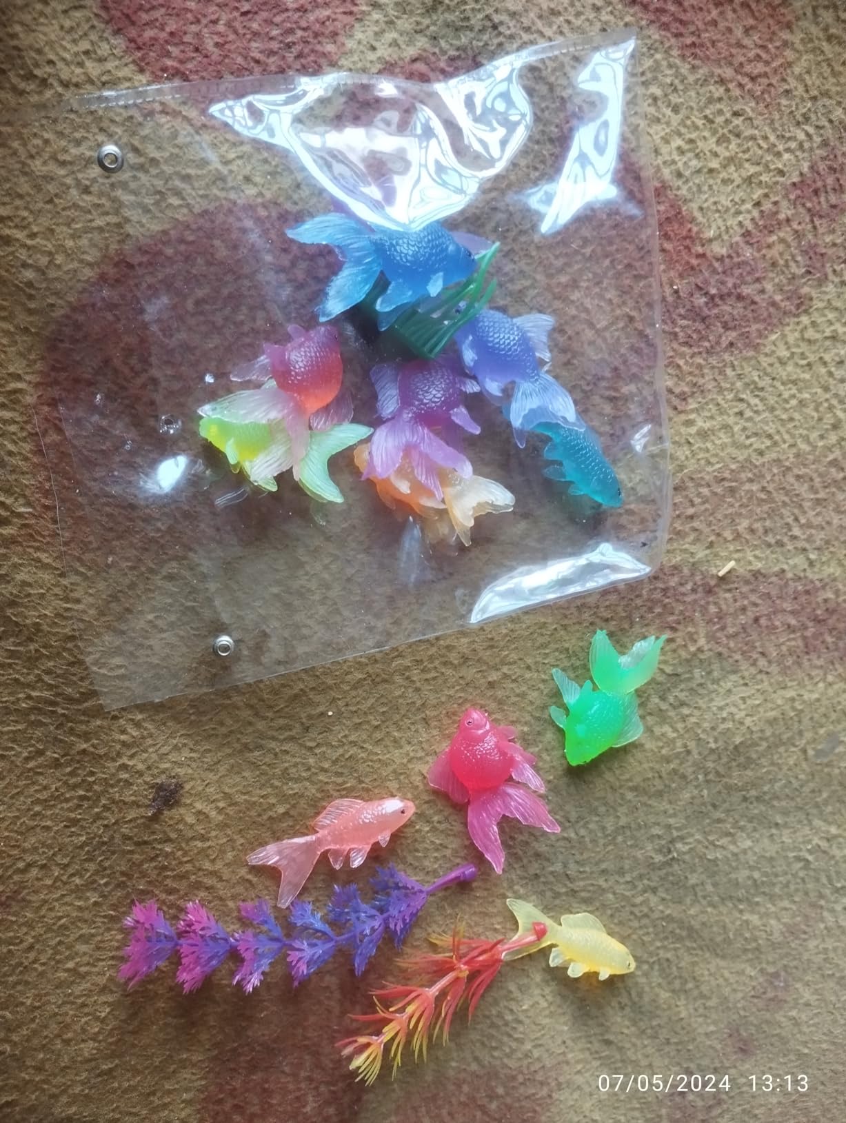 Buy FunBlast Little Cute Fish Toys – Pack of 12 Pcs Aquatic Sea Animal ...