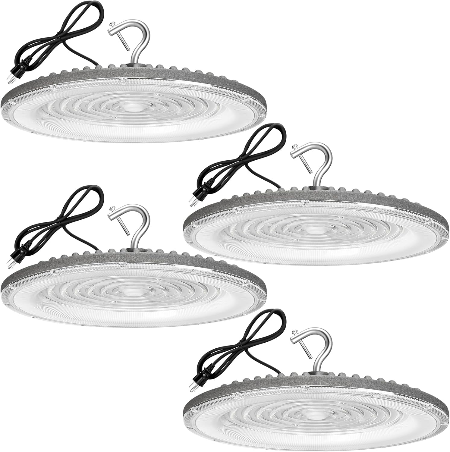 XYCN 4 Pack 200W UFO Led High Bay Light,IP66 Waterproof,100-277v ...
