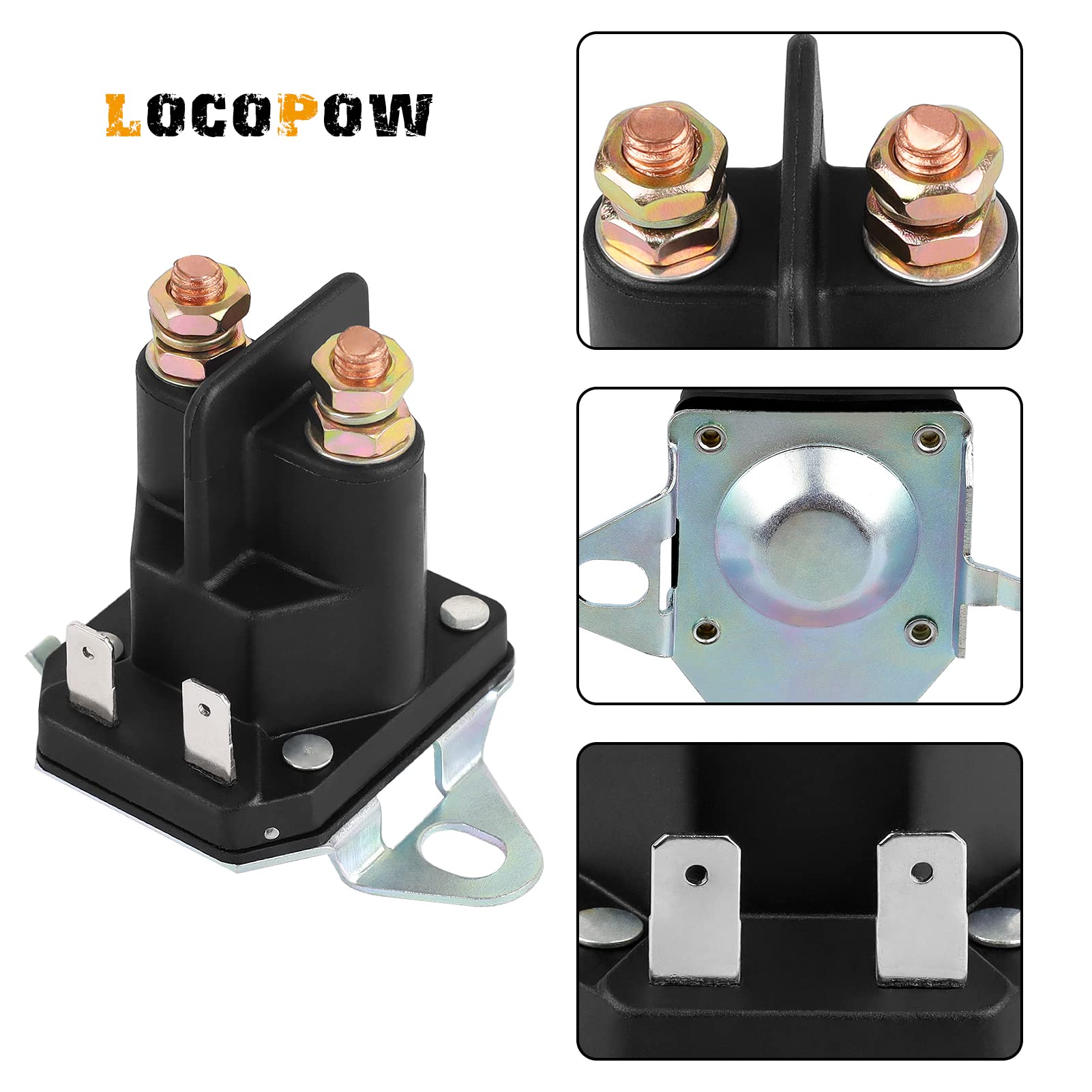 LOCOPOW 725-06153a 12V Starter Solenoid for Husqvarna 532192507 ...