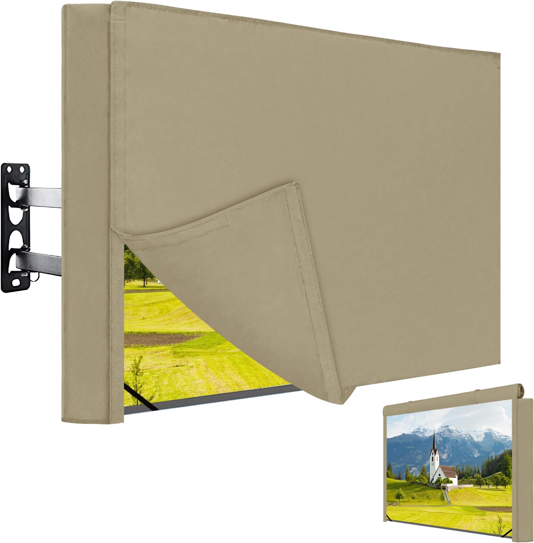 Amazon.com: Easy-Going Outdoor TV Cover with Roll Up Front Flat for 40 ...