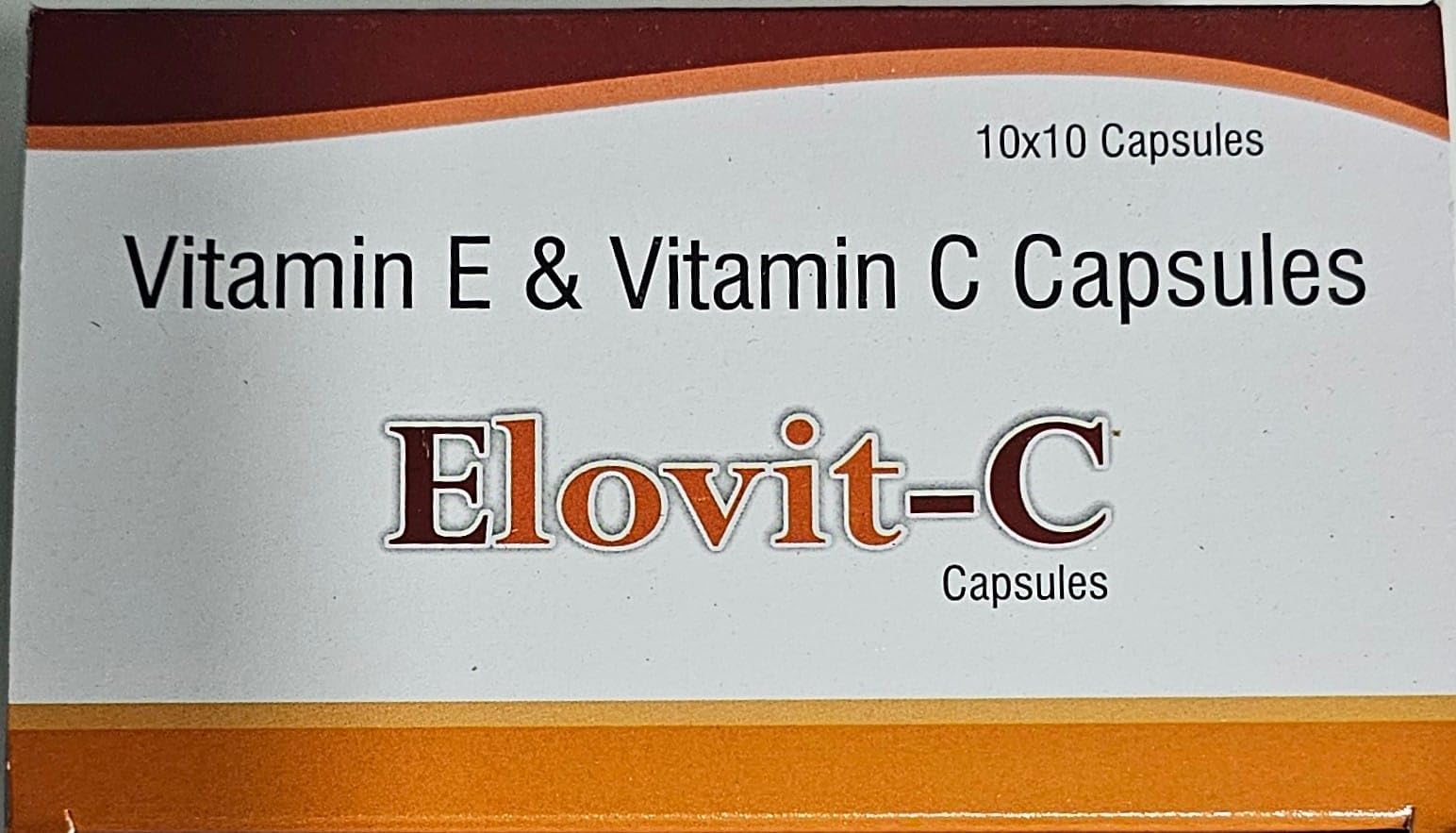 Elovit-C Capsules | Vitamin E & Vitamin C Capsules (10 x 1 x 10 ...