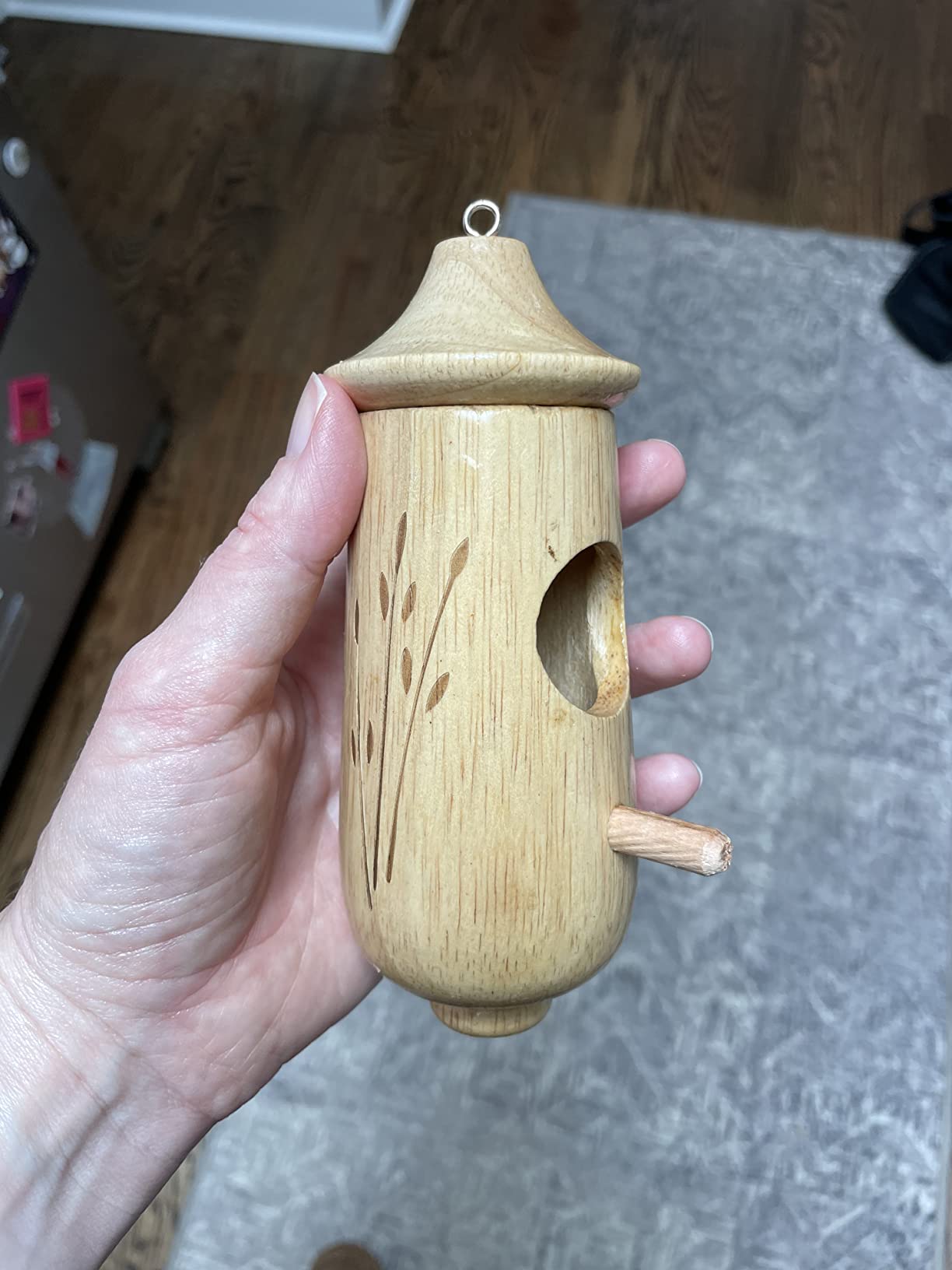 Amazon.com: Hummingbird House, Wooden Hummingbird Nest, Humming Bird ...