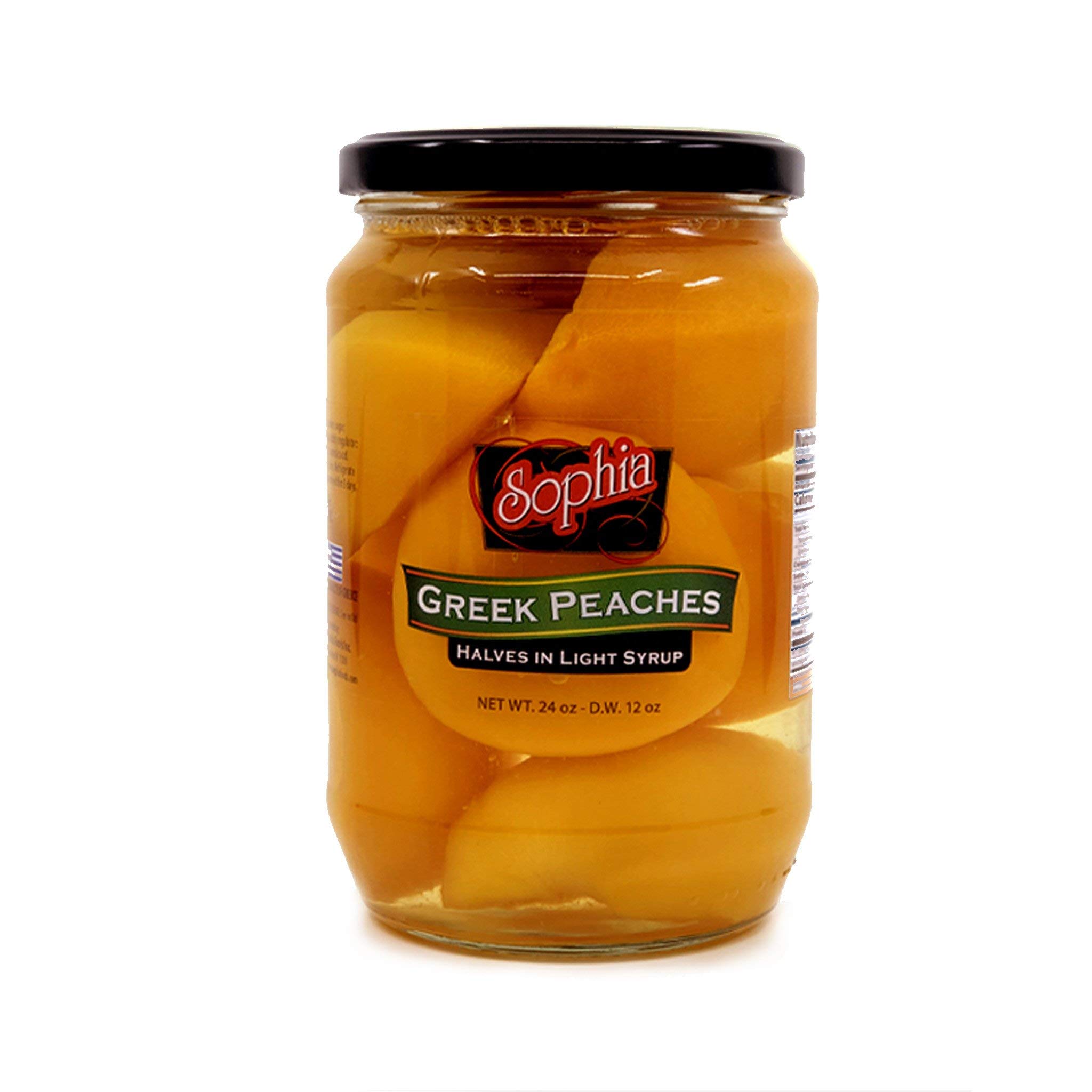 Snapklik.com : Sophia Greek Peach Halves 24oz